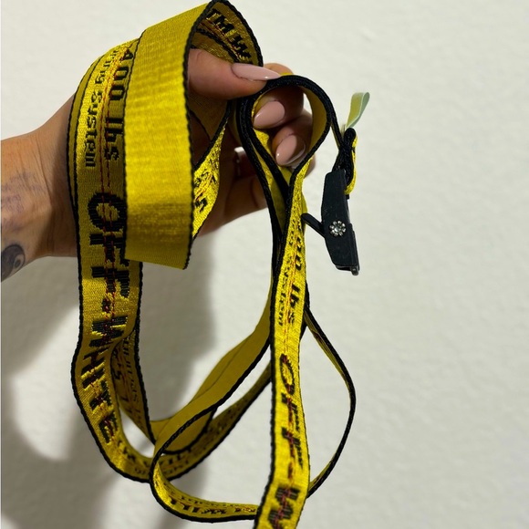 Off-White | Accessories | Authentic Offwhite Yellow Security Belt | Poshmark